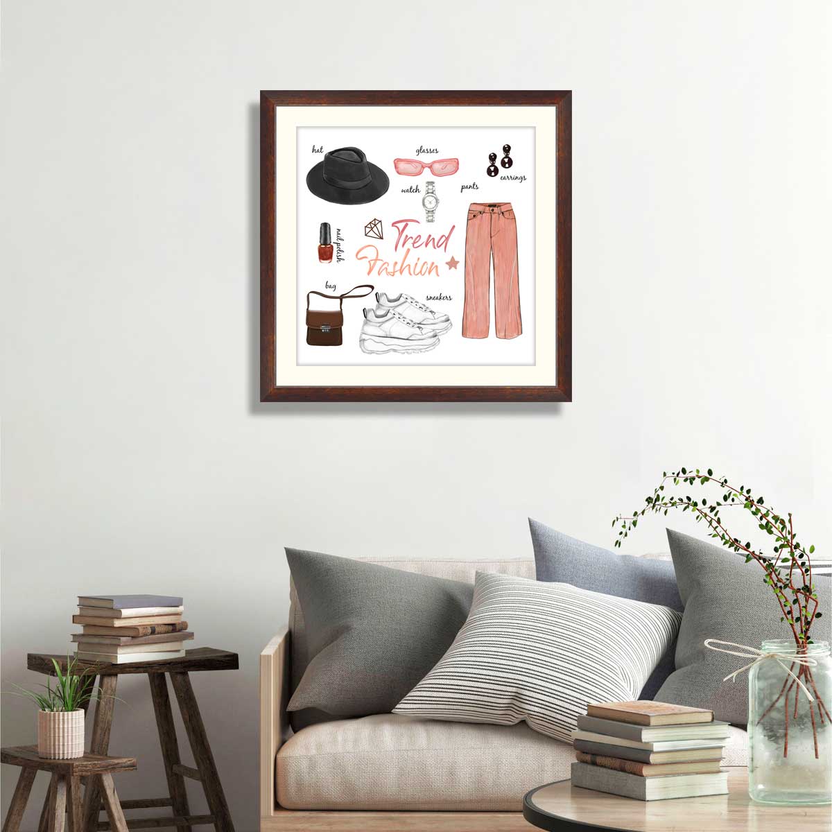 Trendy watercolor sketch collection look – Framer