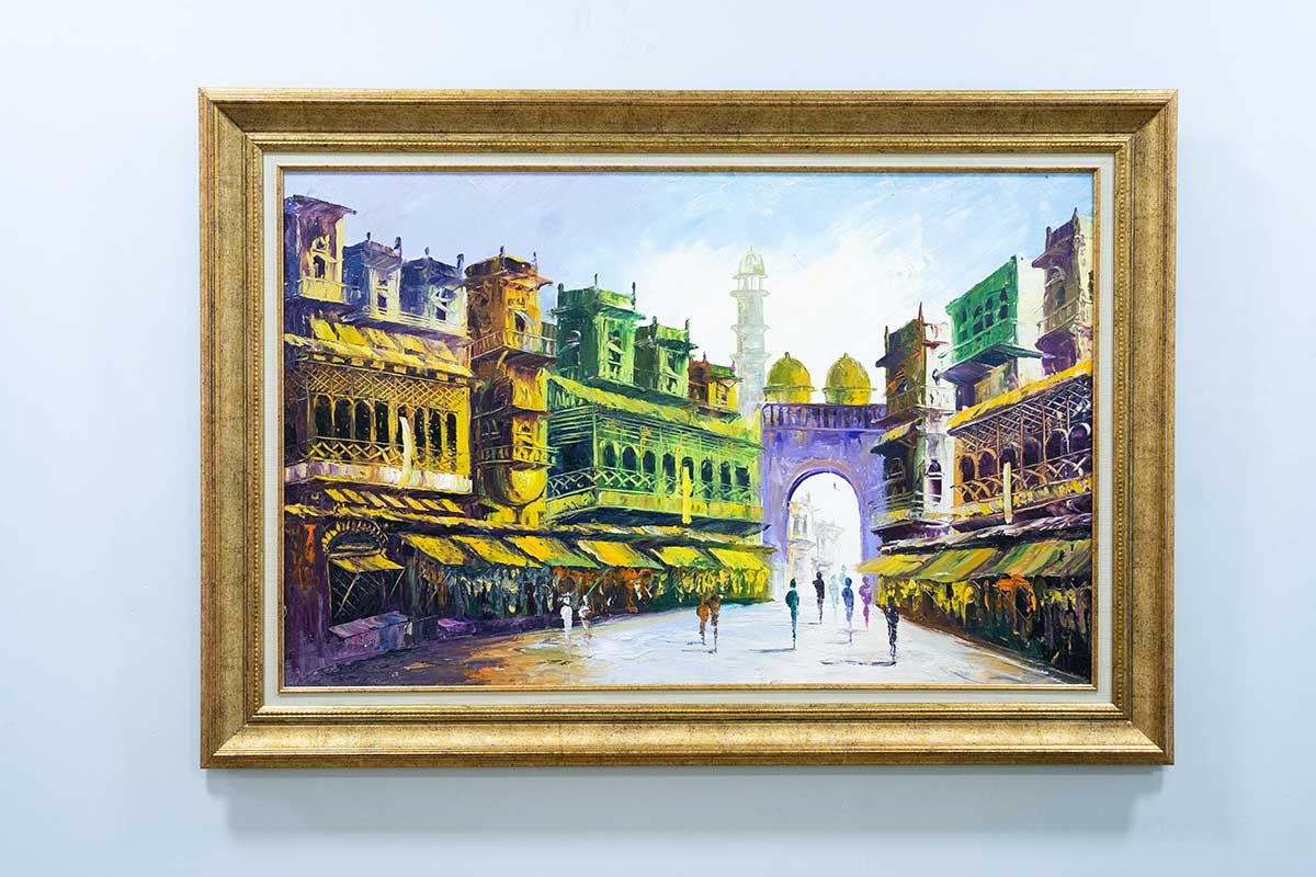 Handmade Old City Painting Frame | Frame Photo Design | Framer.pk