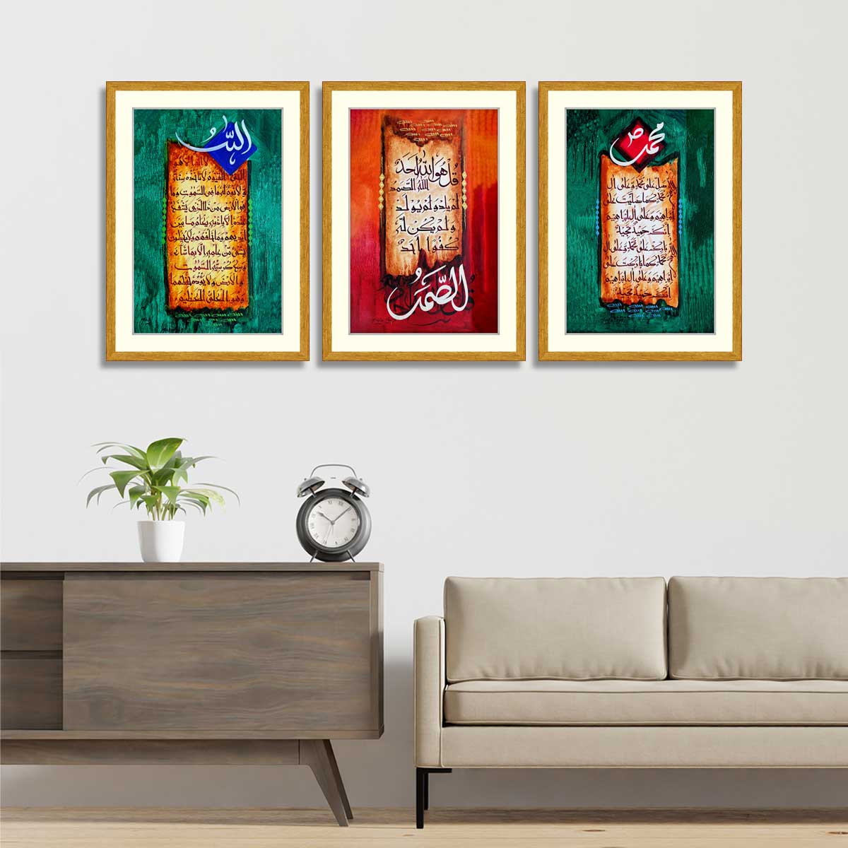 Set of 3 Calligraphy Art 14 – Framer