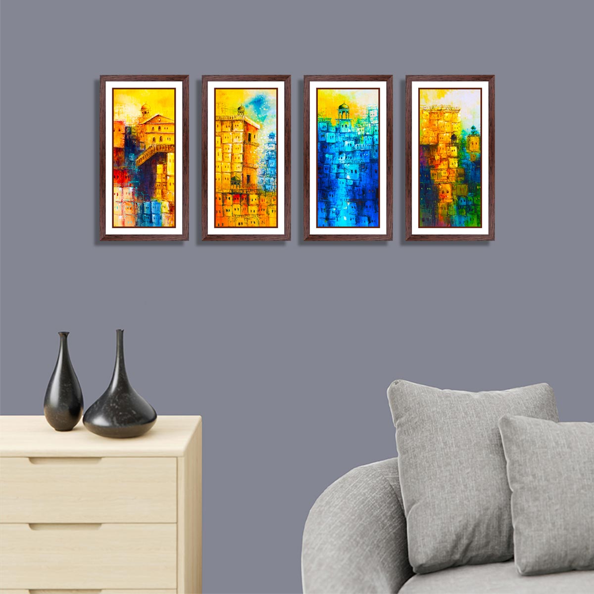Set of 4 Old City Frames 01 – Framer
