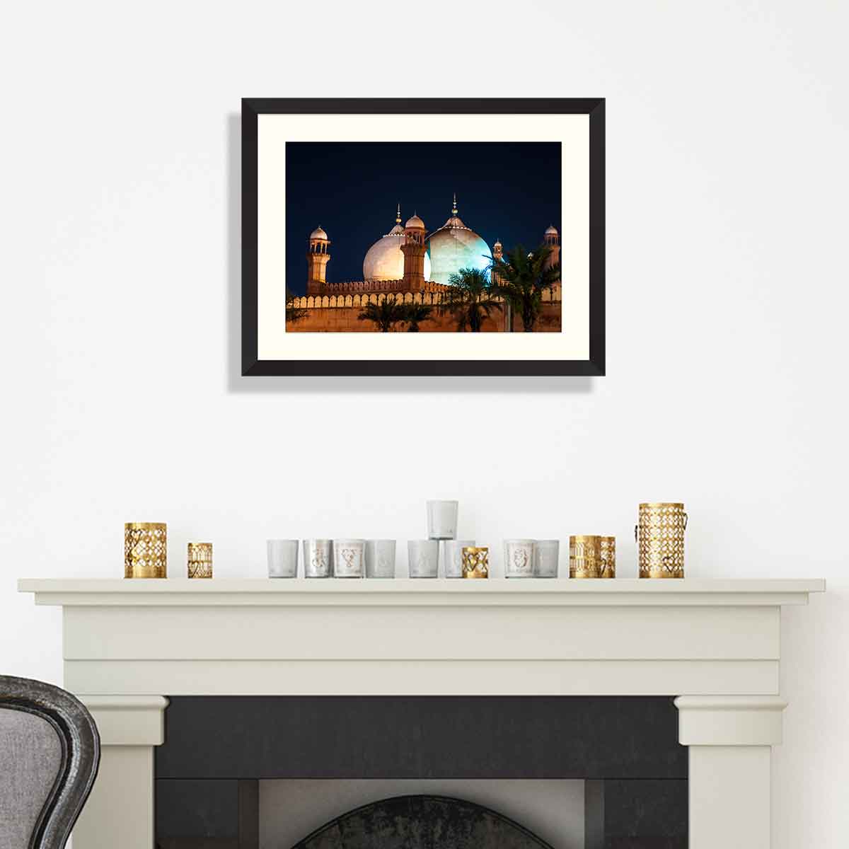 Badshahi Mosque And Lahore Fort View, Night And Sunset – Framer