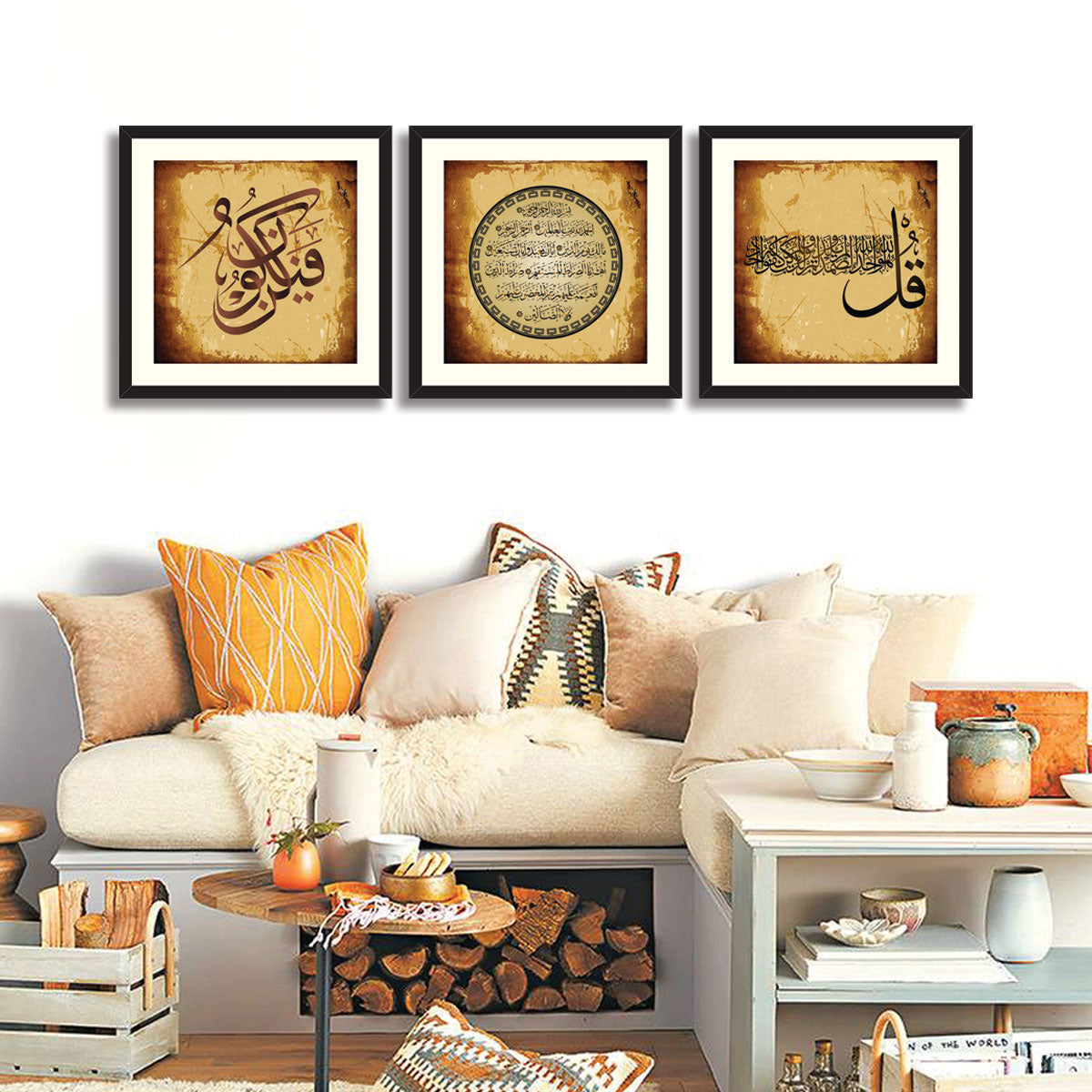 Set of 3 Calligraphy Art 02 – Framer