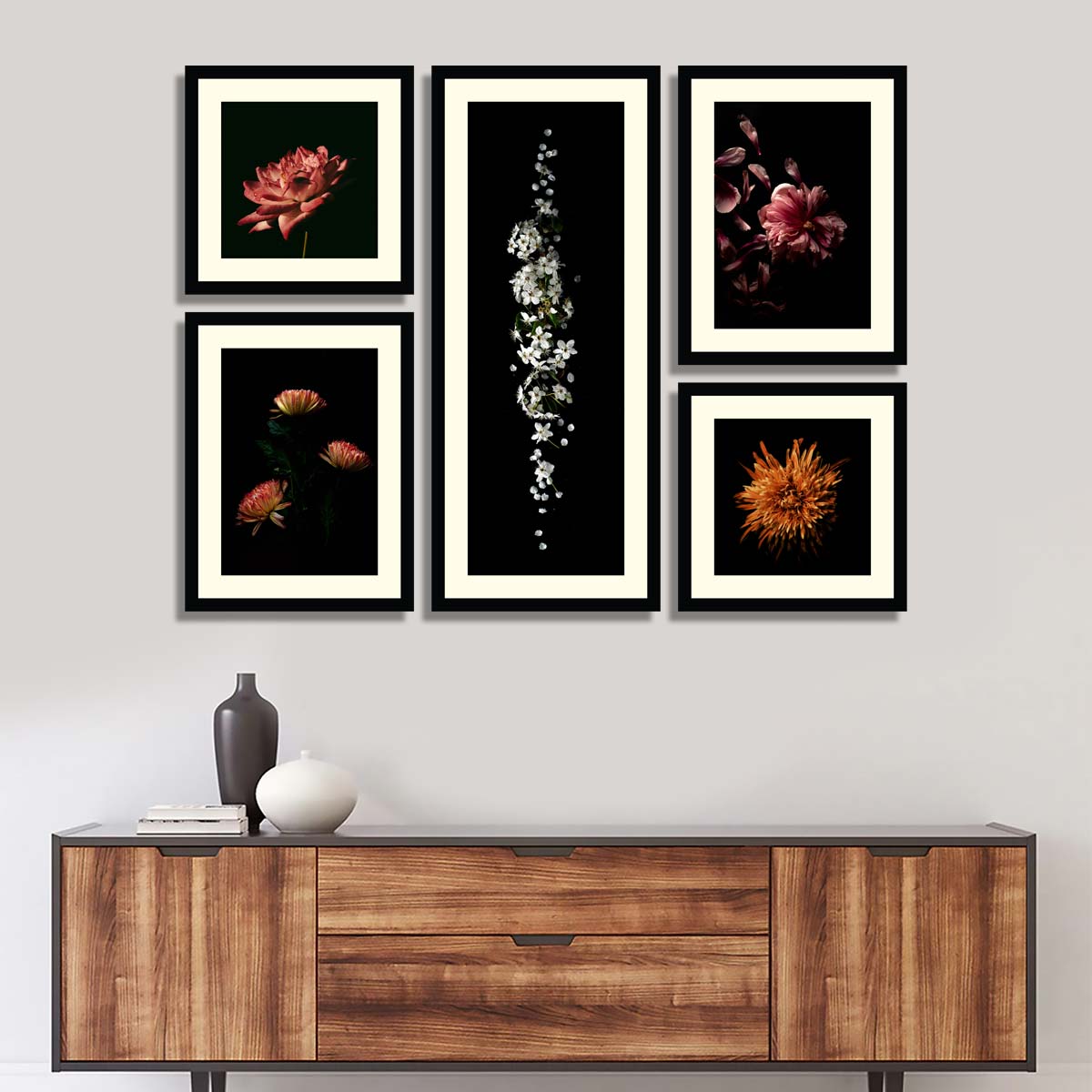 Framed Art Set Of 6 | Floral Framed Wall Art - Framer.pk