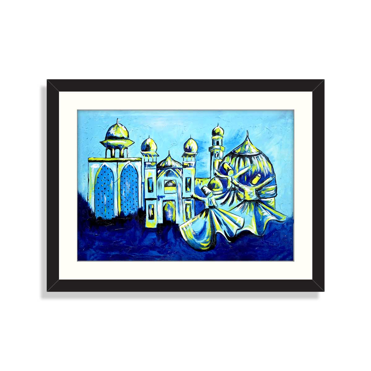 Sufi Whirling in Front of Mosque – Framer