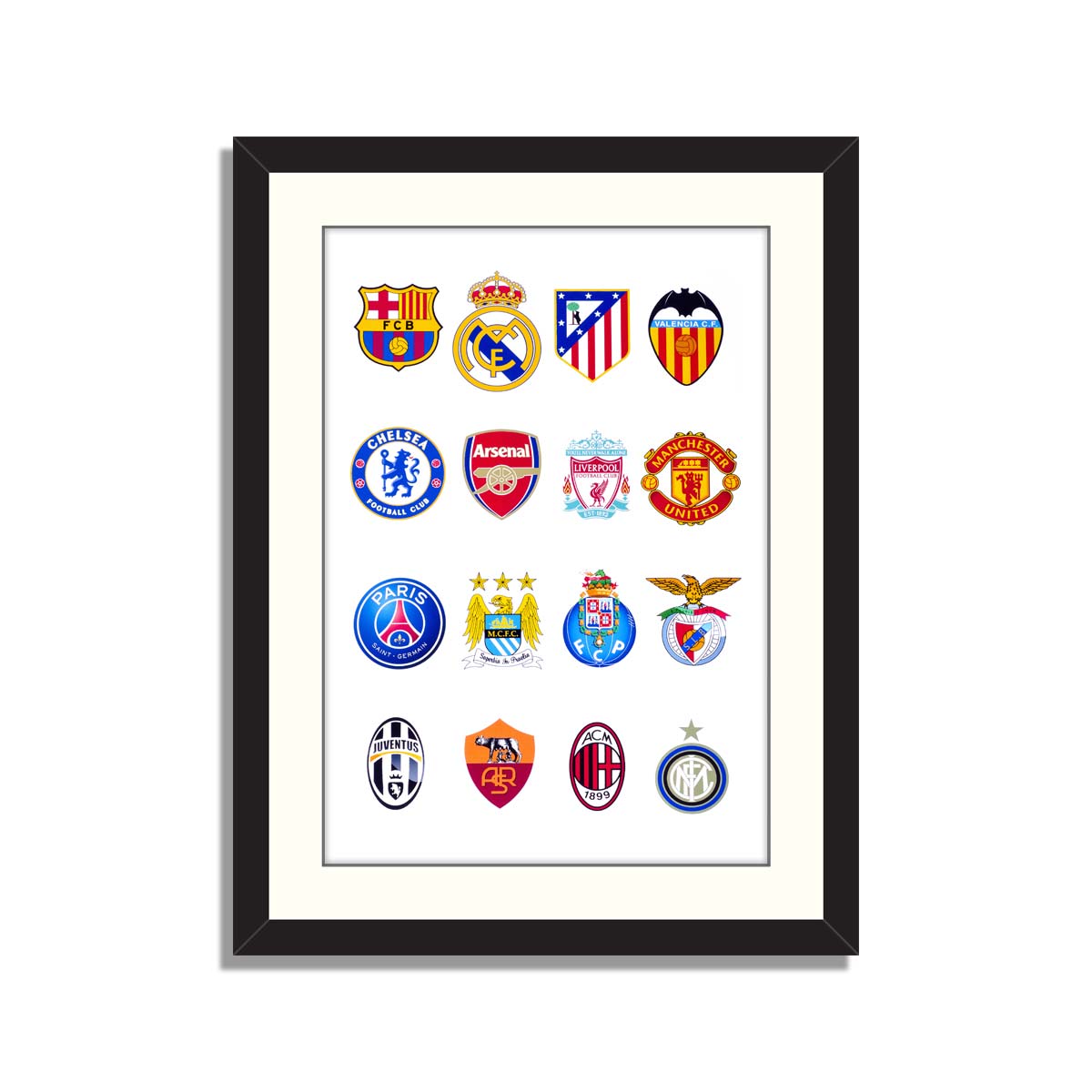 Buy European Football Clubs Logo Frame | Framer.pk