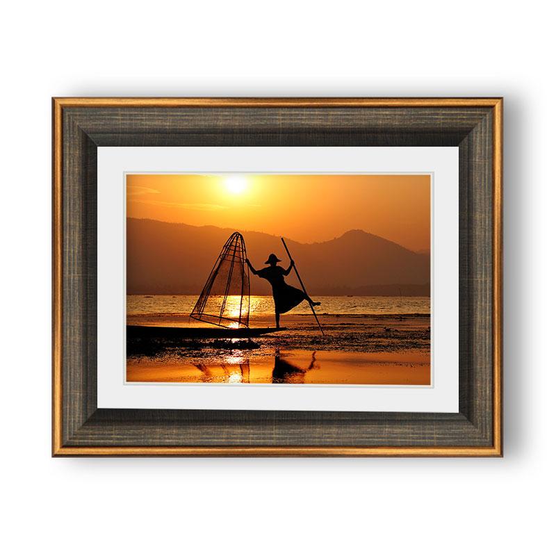 Fisherman Sunset Frame For Sale | Fisherman Photo Frame – Framer