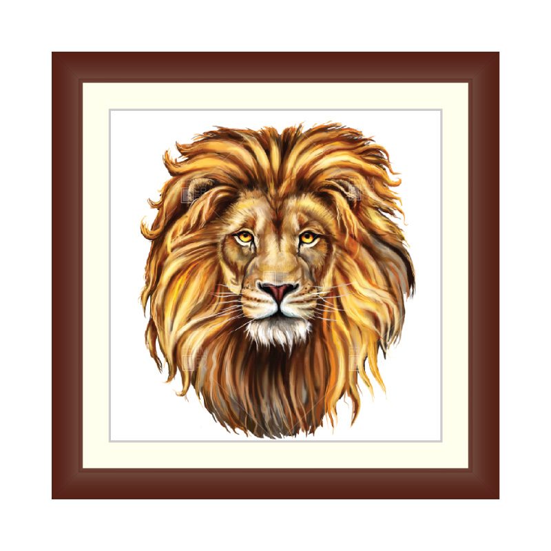 Lion Face – Framer