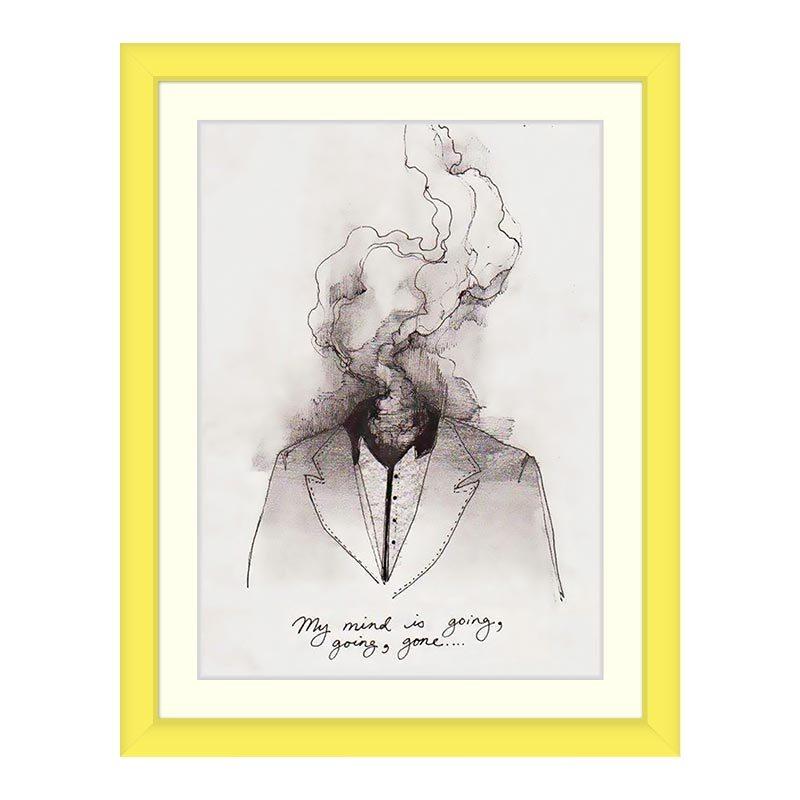 My mind is going, going, gone – Framer